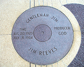 Jim Reeves Memorial Park In Carthage Texas Find A Grave JIM REEVES